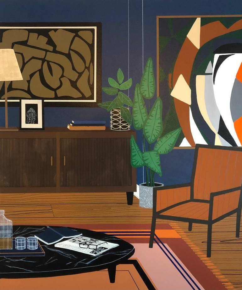 Submarine Escape Training Painting by Amy Penner | Saatchi Art