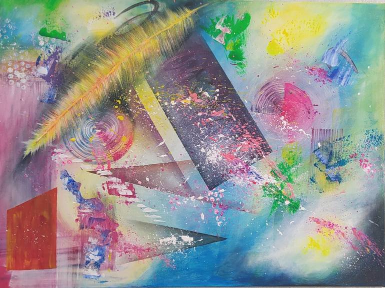 Positive Painting by Irene Ujbida | Saatchi Art