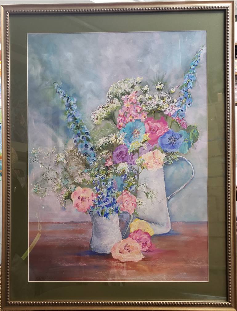 Meadow Fresh Painting by Eva Hunter | Saatchi Art