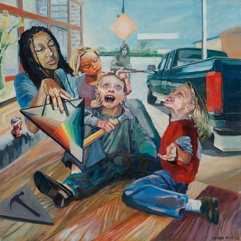 First Tool Painting by Bryan Moore | Saatchi Art