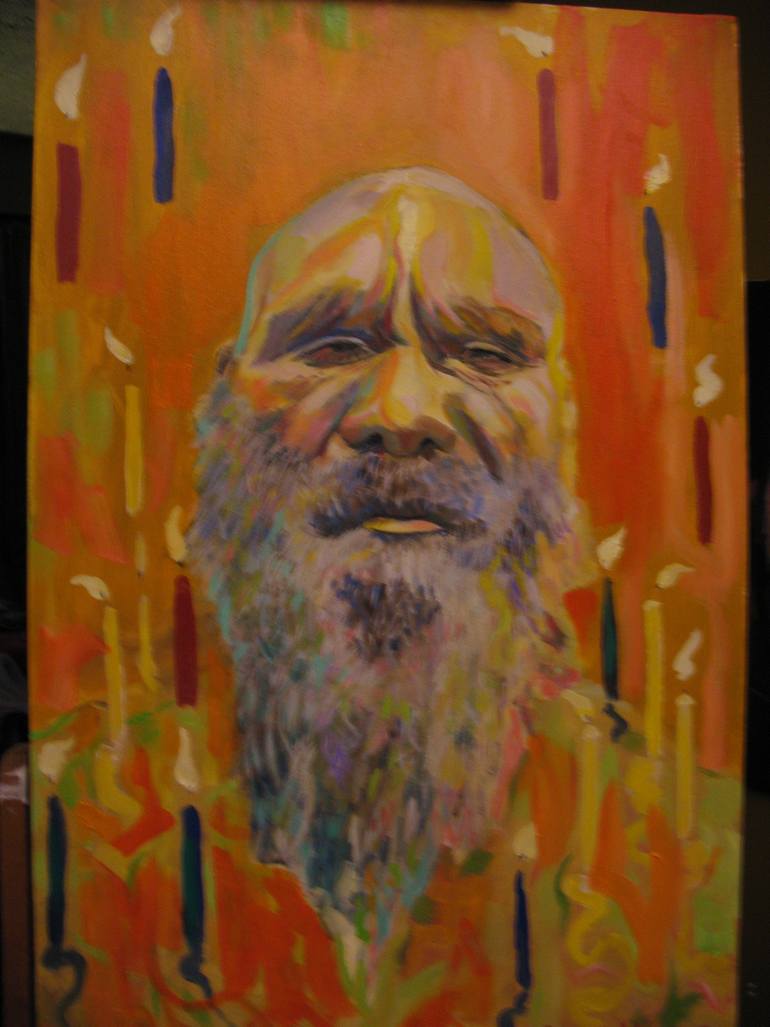 God Cake Painting by Bryan Moore | Saatchi Art