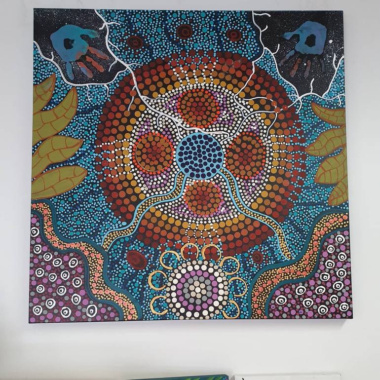 Deep understanding and connection Painting by Nathan Rodgers-Falk ...