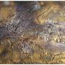 Man made Golden Galaxy Painting by Aman Kumar | Saatchi Art