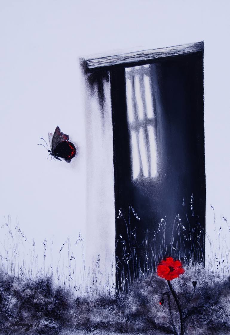 Dying is Easy Painting by Stanza Widen | Saatchi Art