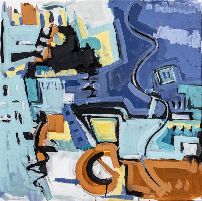 Unwinding Painting by Orren Kickliter | Saatchi Art