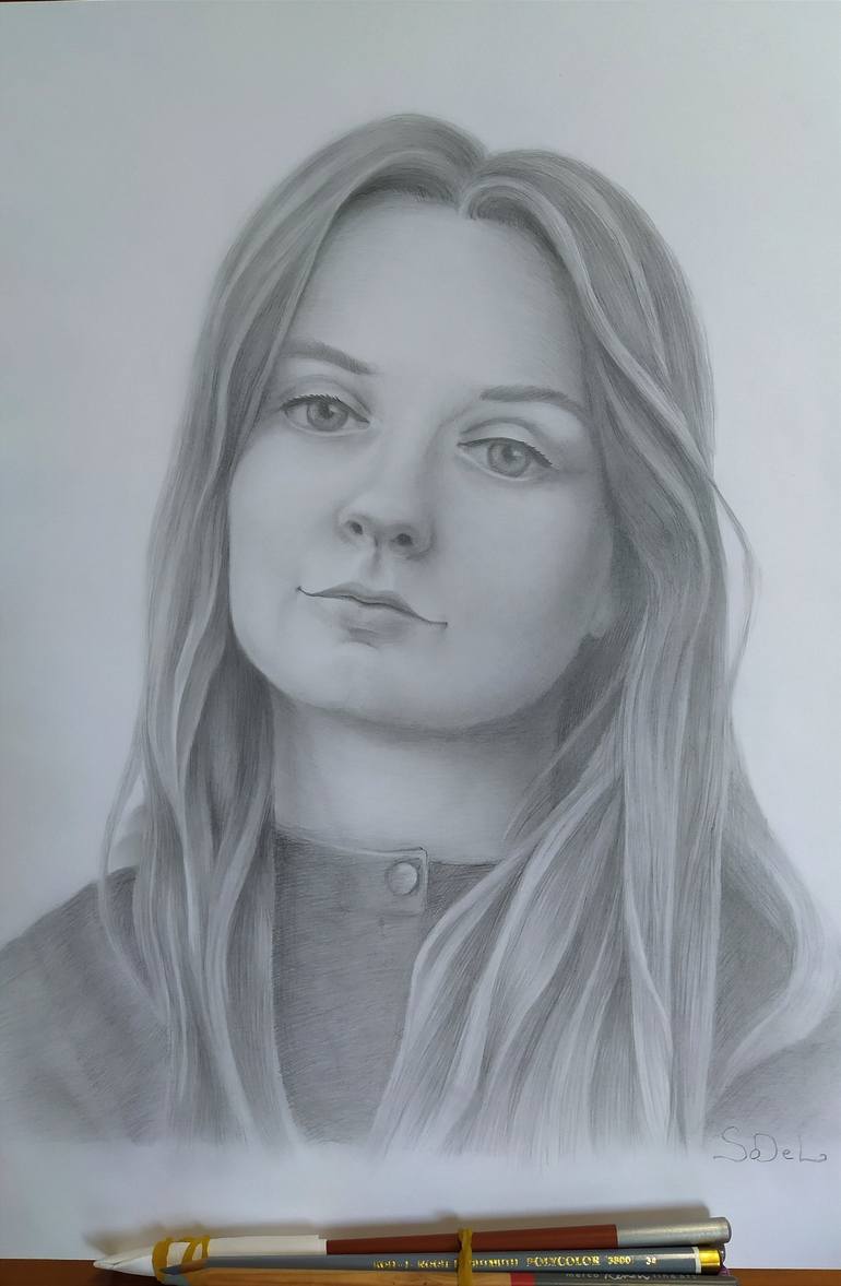 Sophie, My Dear Sister - original drawing Drawing by Lucy Sodel ...
