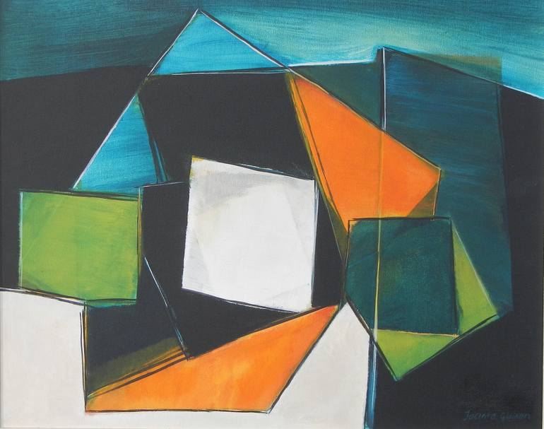 Translucent Forms Painting by jacinta guinan | Saatchi Art