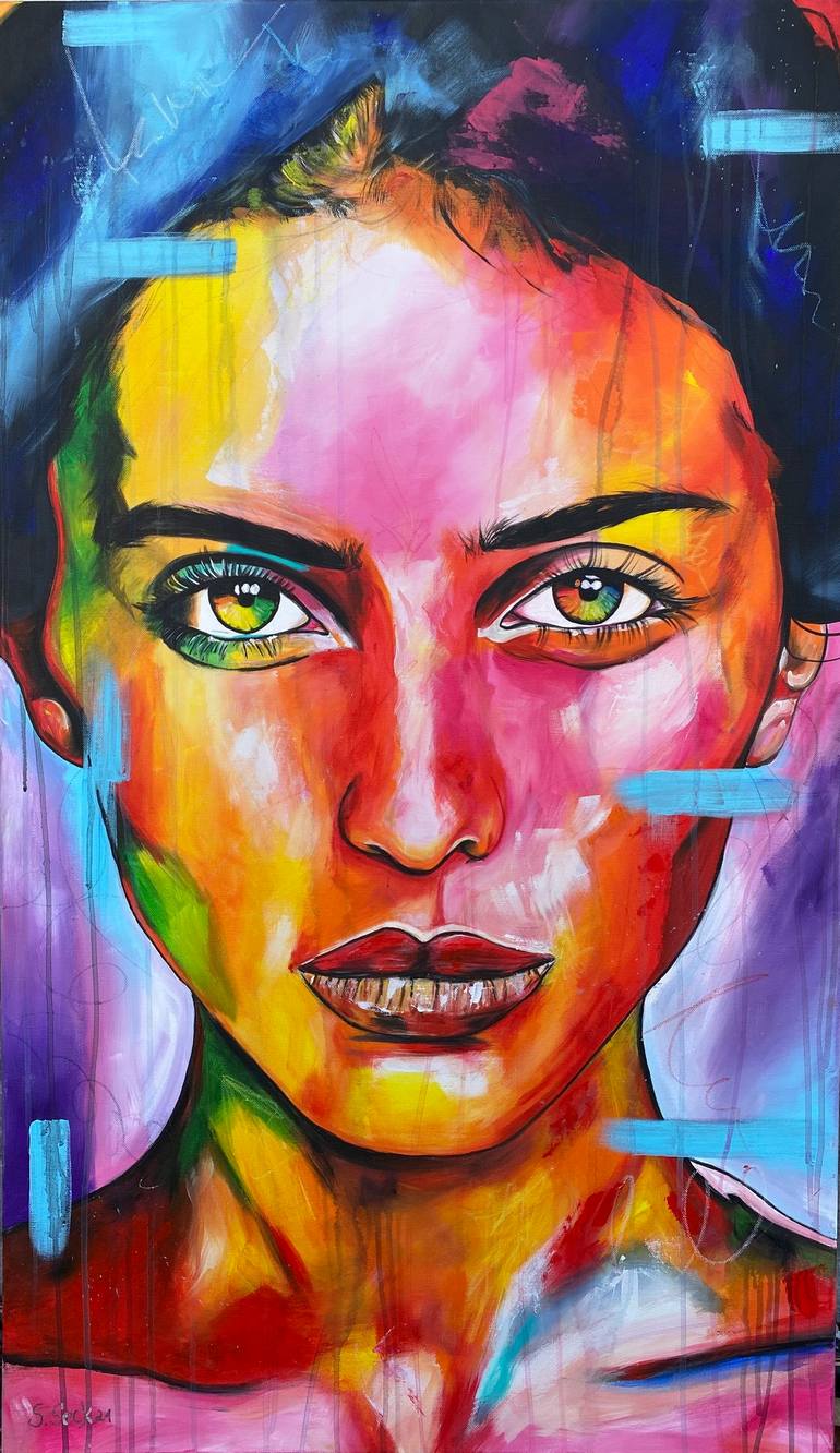 Beatrice Painting by Sabrina Seck | Saatchi Art
