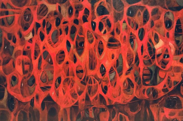 Friend Painting by Christian Dore | Saatchi Art