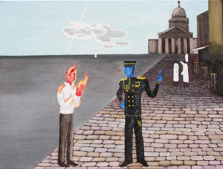 False Hope Painting by Karl Whiteside | Saatchi Art