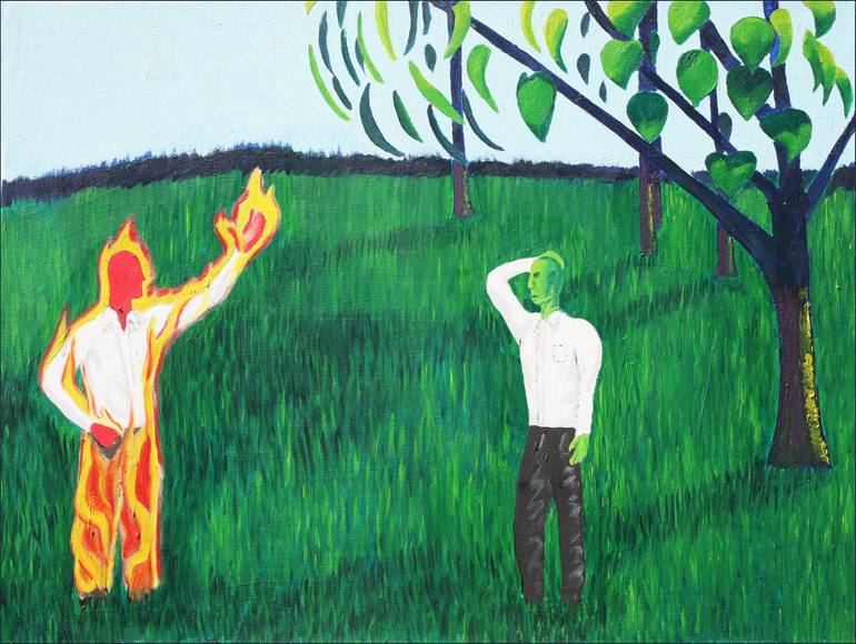 The Plight Painting by Karl Whiteside | Saatchi Art