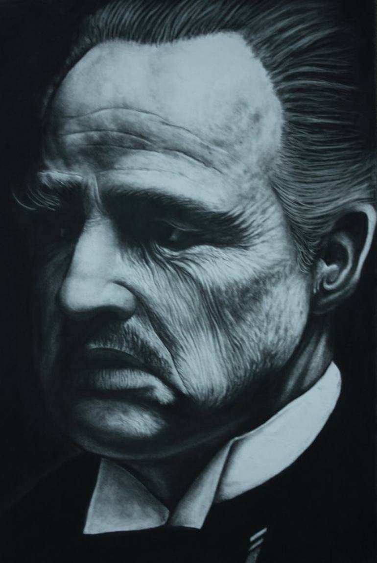 Don Vito Drawing by Nick Hease | Saatchi Art