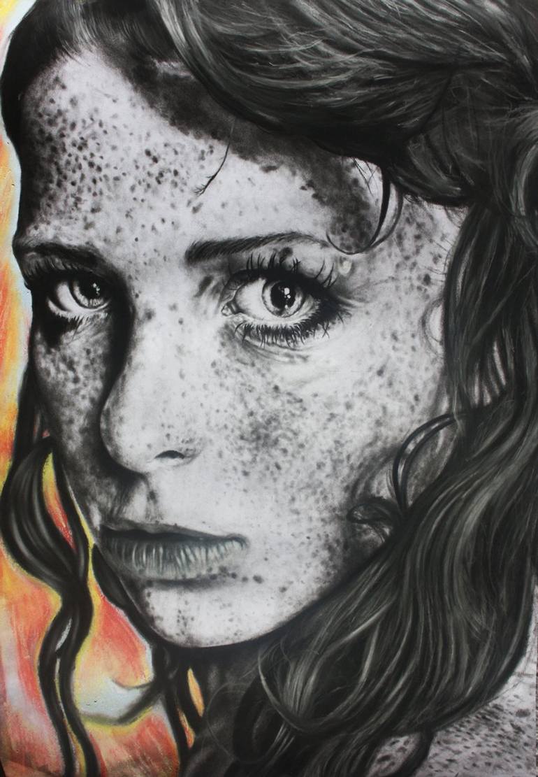 Invading Colour Drawing by nick hease | Saatchi Art