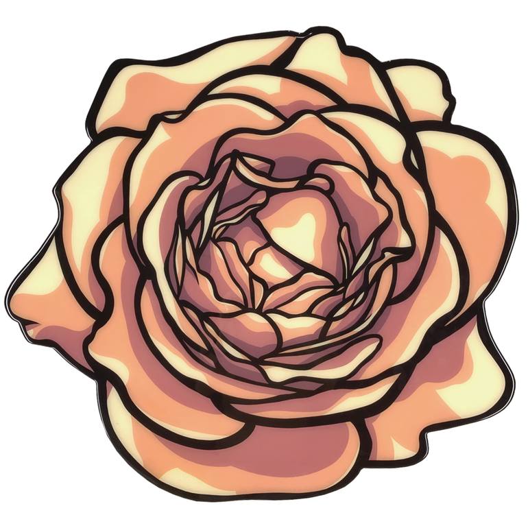 Flower - Sunset Painting by Jonathan Godbout | Saatchi Art