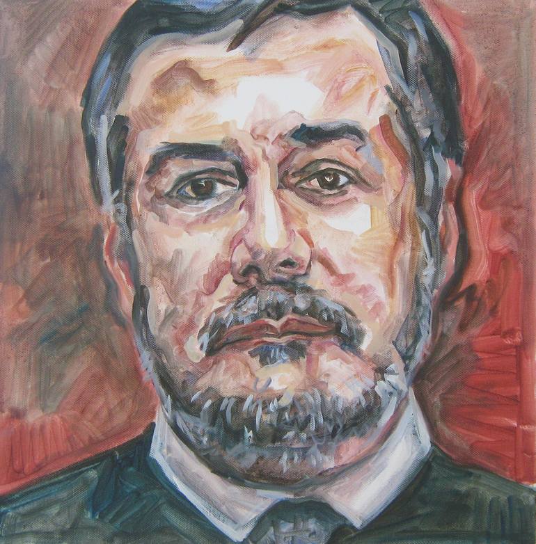 Carlos Ríos Painting by Andrea Araneda | Saatchi Art