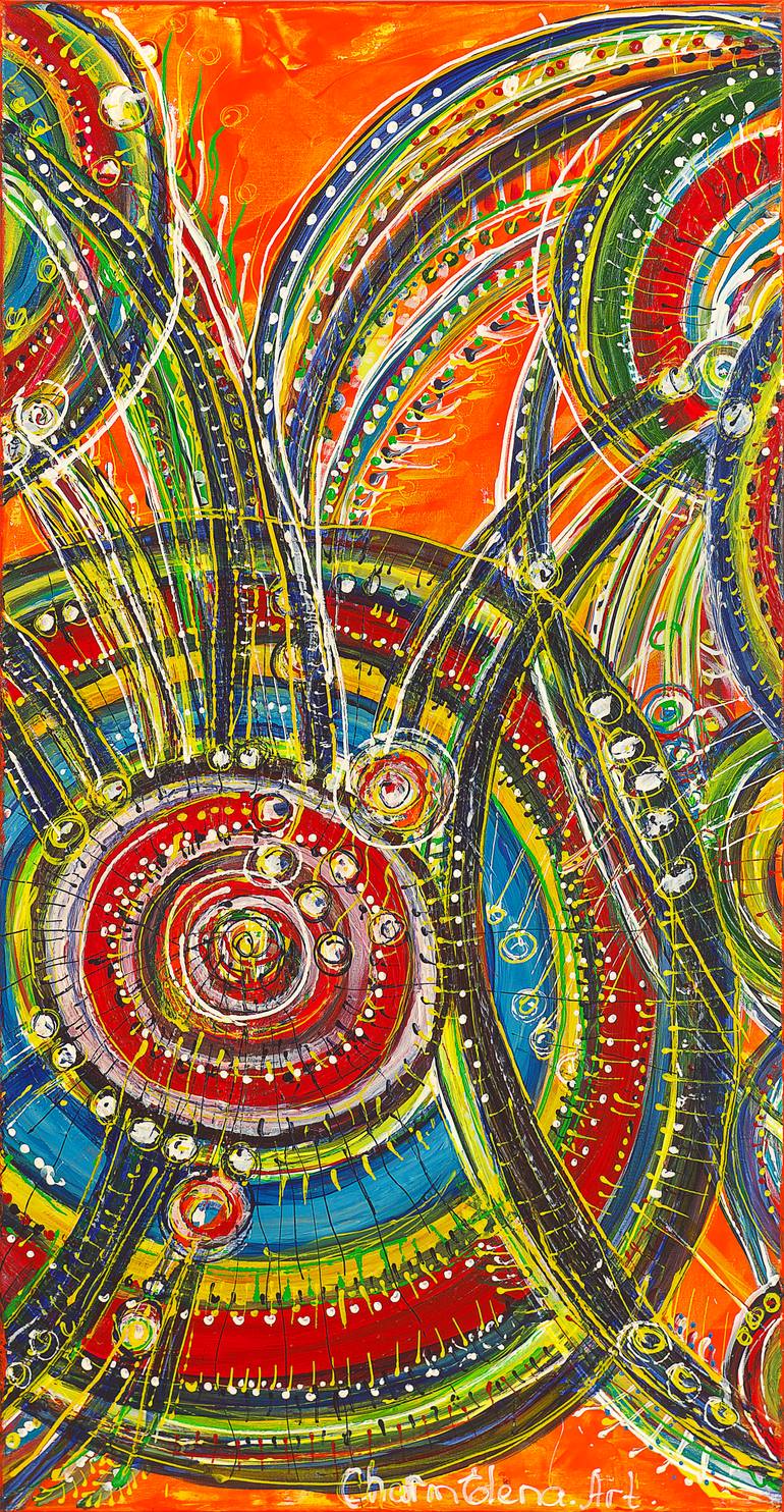 Progress. In perpetual motion. Painting by Elena Giersch | Saatchi Art