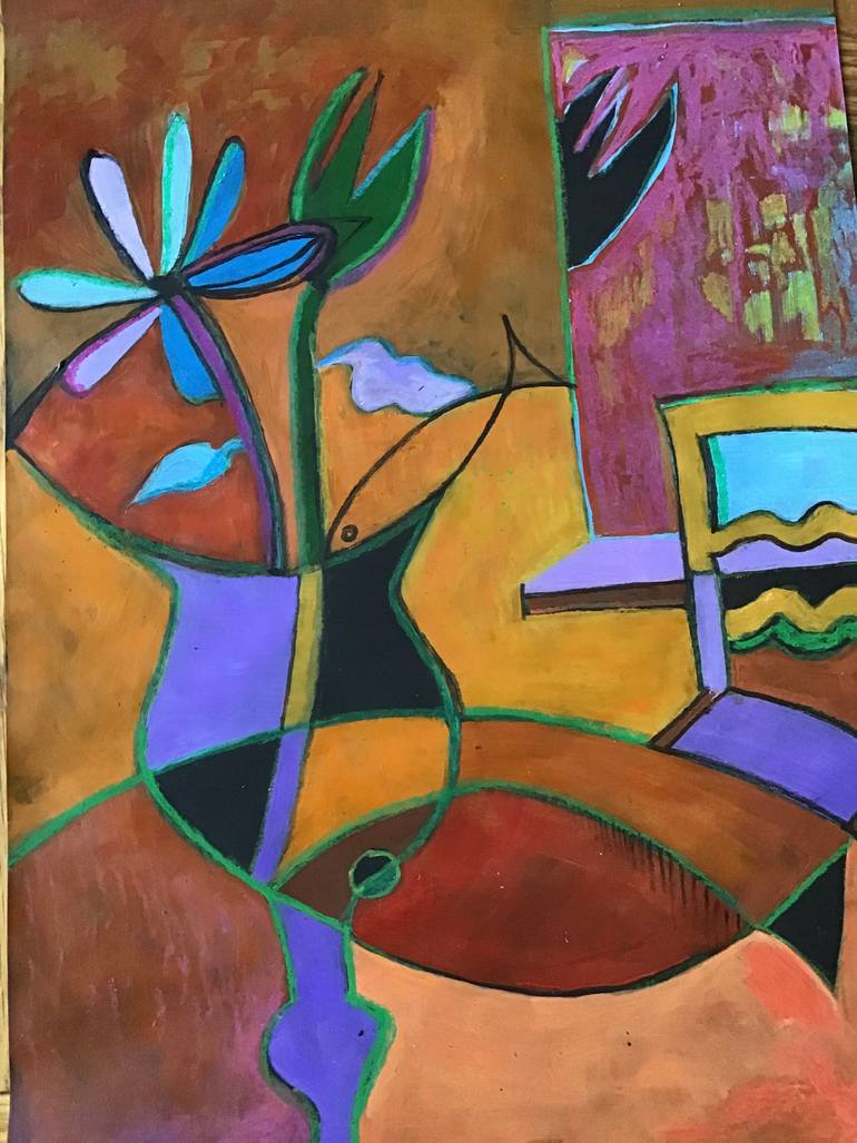 Hot Fish Painting by Becky Pascoe | Saatchi Art