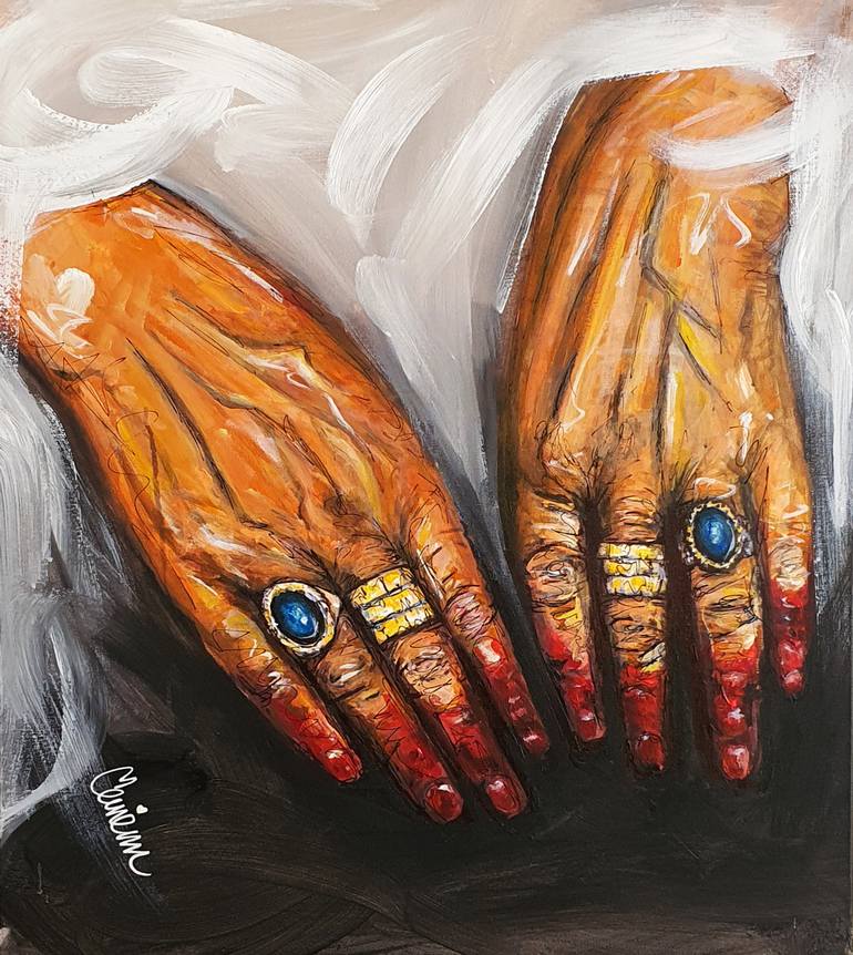 Labbeh Painting by Mariam AL-Salem | Saatchi Art