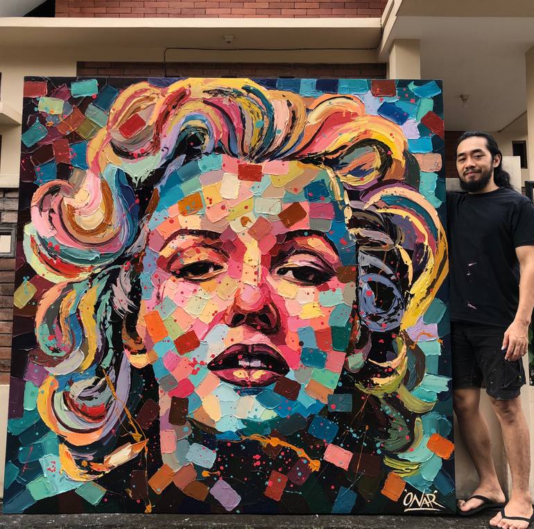 MARILYN MONROE Painting by Onar Bermano | Saatchi Art
