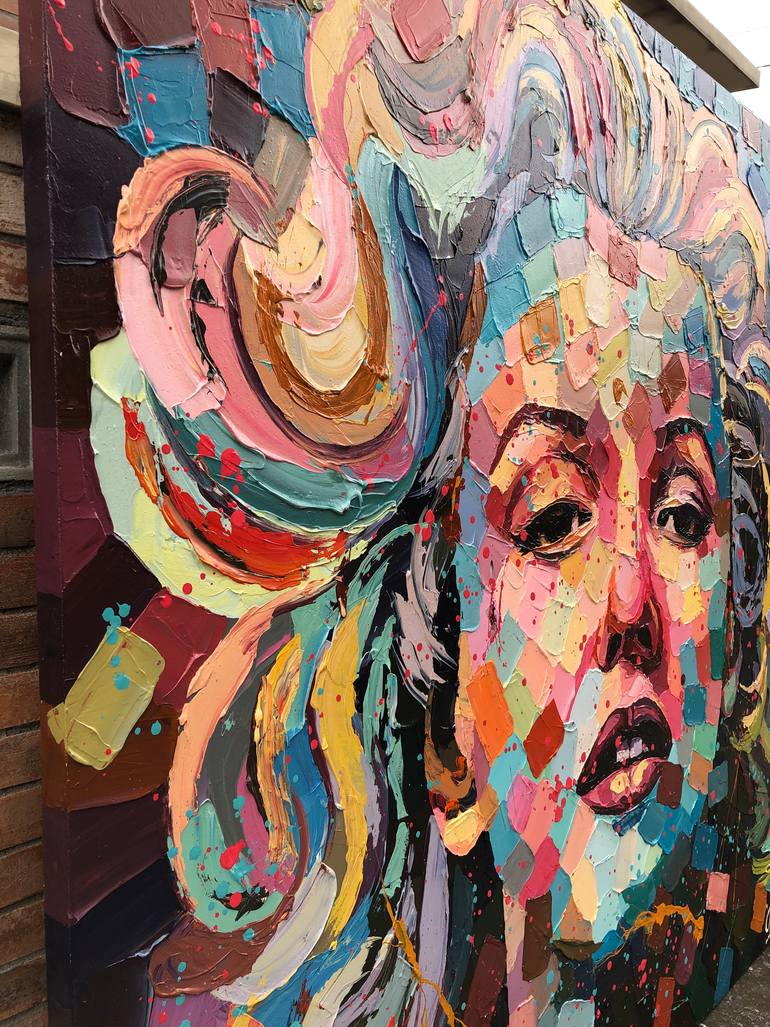 MARILYN MONROE Painting by Onar Bermano | Saatchi Art