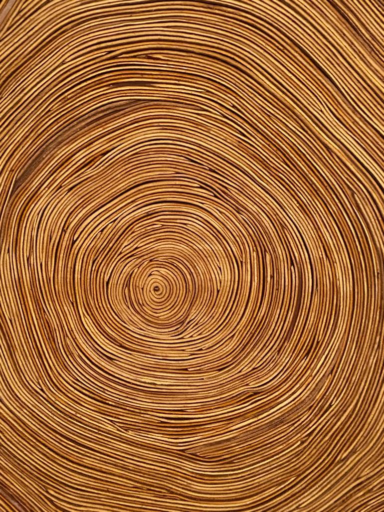 TREE LEATHER WALL ART SOUTHERN YELLOW PINE #205 Sculpture by SG scott ...