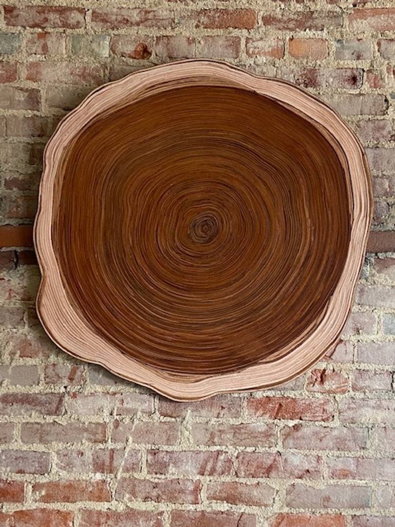 125 YEAR OLD LEATHER TREE ART Sculpture by SG scott gelander | Saatchi Art