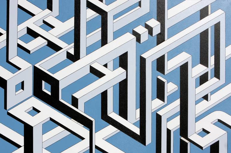 False Space Painting by Calum Lamb | Saatchi Art