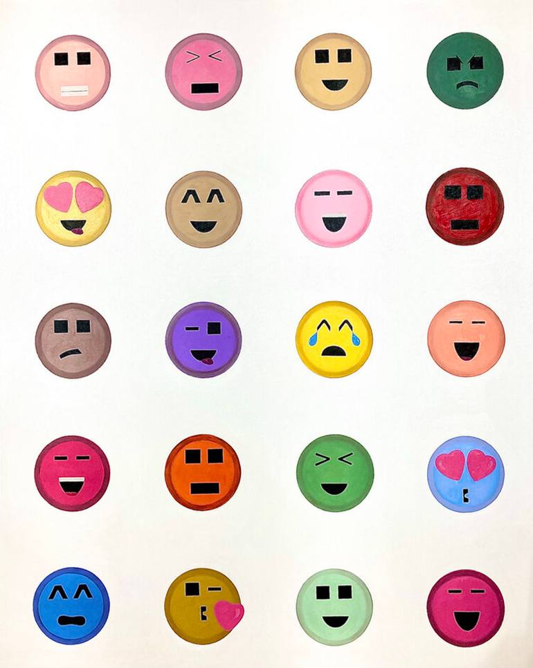 Emoji Identity Painting by Gero A. Eaton Painting by Acer Anderson ...