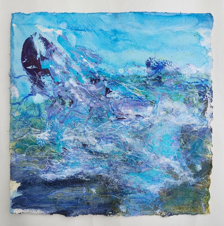 Bioluminescence Painting by kenneth johnson | Saatchi Art