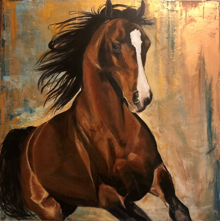 Thunder Painting by Siham Itani | Saatchi Art