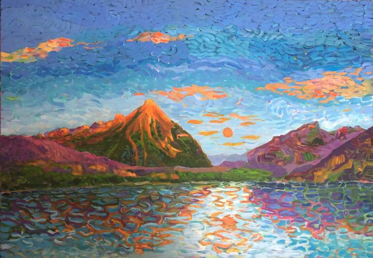 Lost in moments Painting by Siham Itani | Saatchi Art