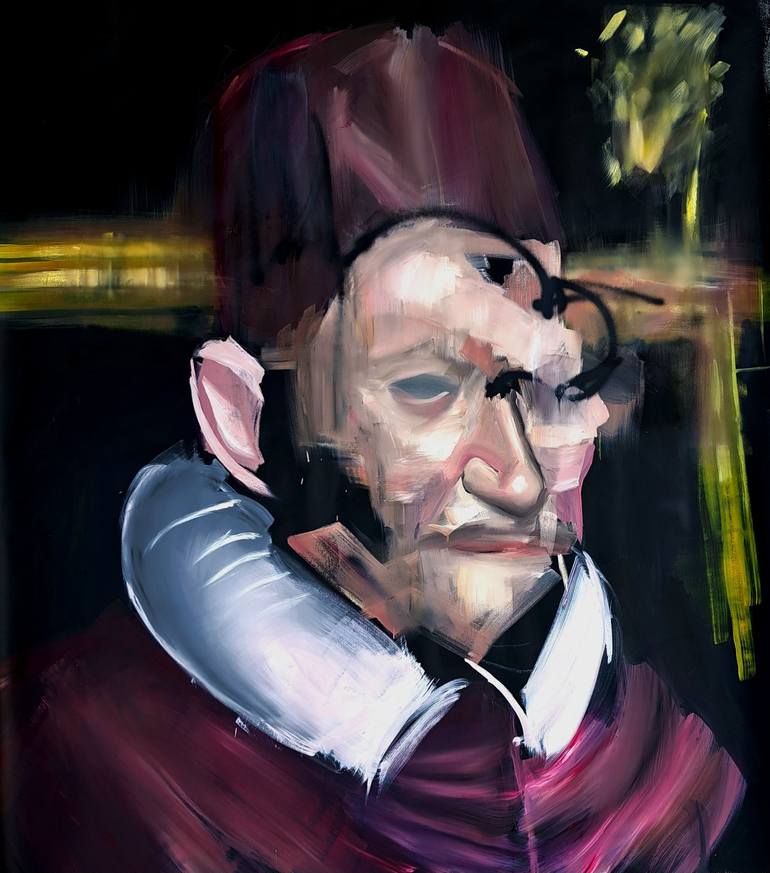 Inocencio X, After Velazquez Painting by Oscar Nin | Saatchi Art