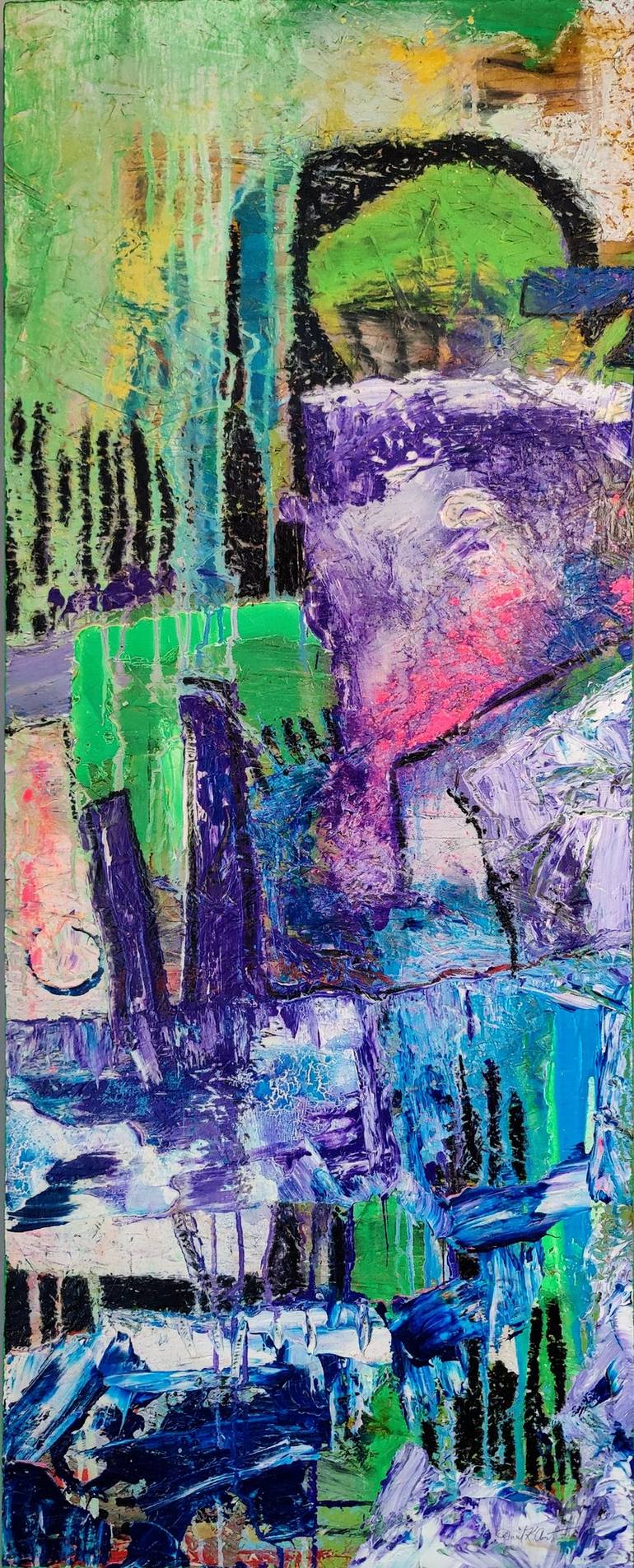 Trees For The Forest Painting by David Austin | Saatchi Art