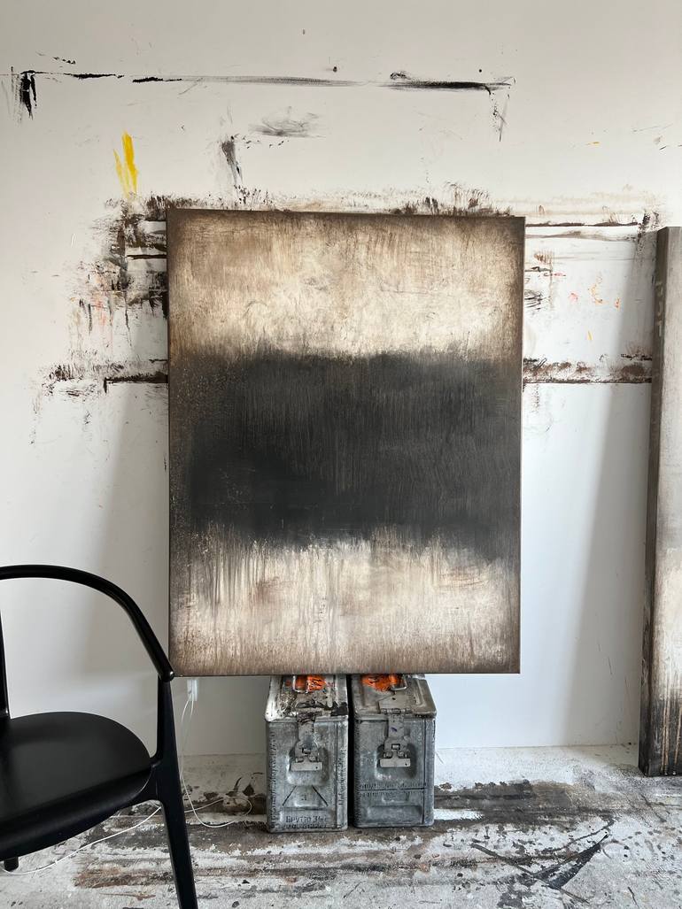 'black. earth.' Painting by Michal Wrobel | Saatchi Art