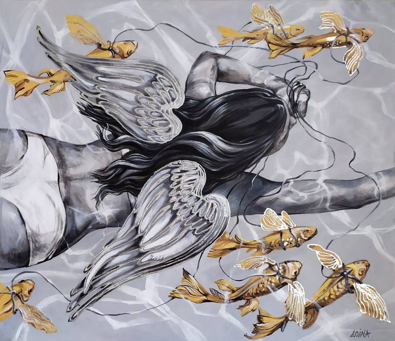 Seven Desires Painting by LOINA Nataliya Dzhurlyak | Saatchi Art