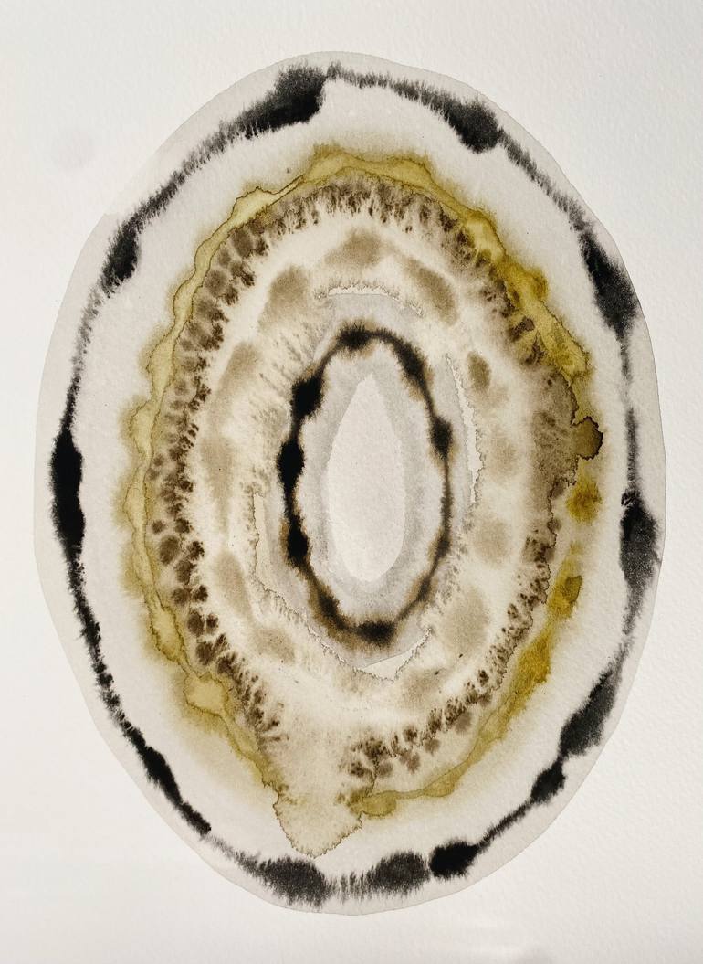 No.40 Ethereal State Sacred Circle | 2022 watercolour on Langton light ...