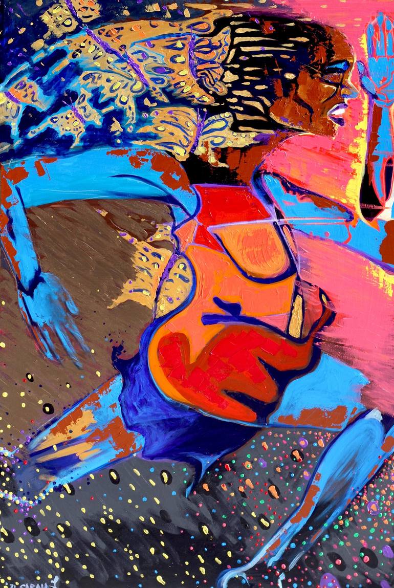 Caught in a Pillage Painting by Sarah Louise Wilson | Saatchi Art