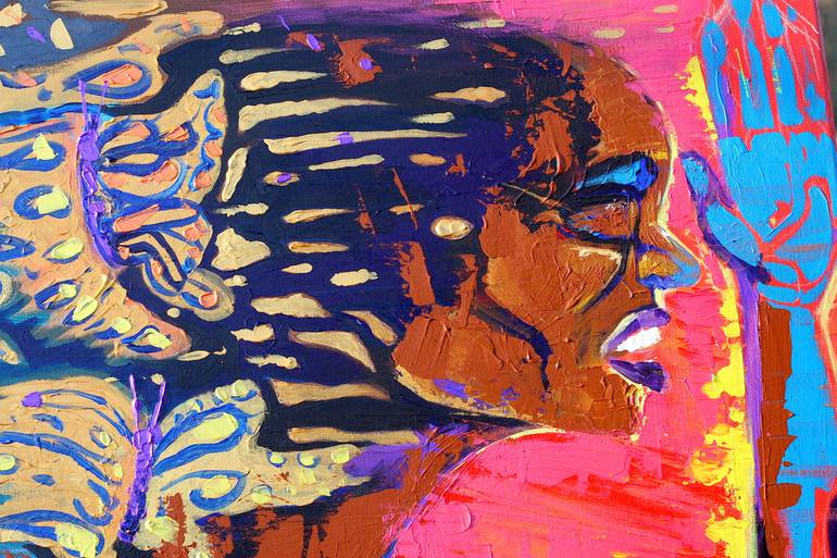 Caught in a Pillage Painting by Sarah Louise Wilson | Saatchi Art