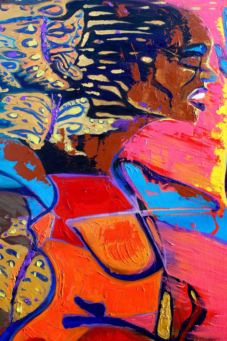 Caught in a Pillage Painting by Sarah Louise Wilson | Saatchi Art