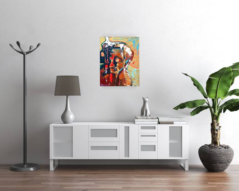 Whitewashing Painting by Sarah Louise Wilson | Saatchi Art