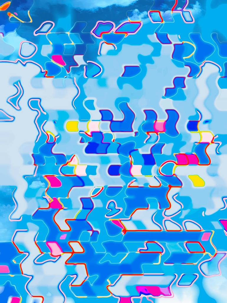 Puzzled Space Drawing by Flutura Boci | Saatchi Art