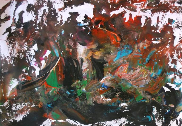 What was I doing on the Ward ? 13 Painting by Miro Di Cibula | Saatchi Art
