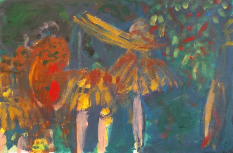 My Degas's Ballet Dancers 2 ( Sober Version ) Painting by Miro Di ...