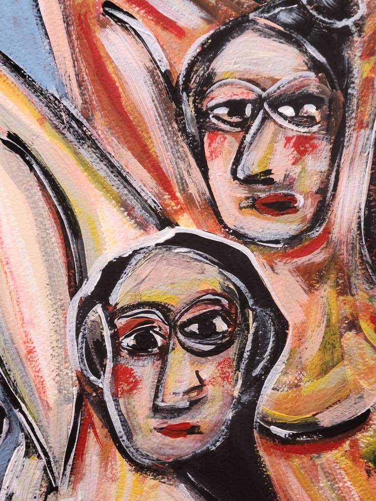 Picasso's Lesson Painting by Lisa Libby | Saatchi Art