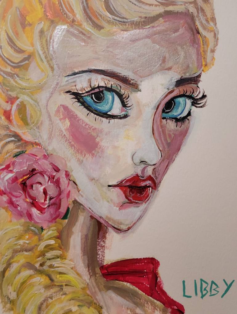 Doll Painting by Lisa Libby | Saatchi Art