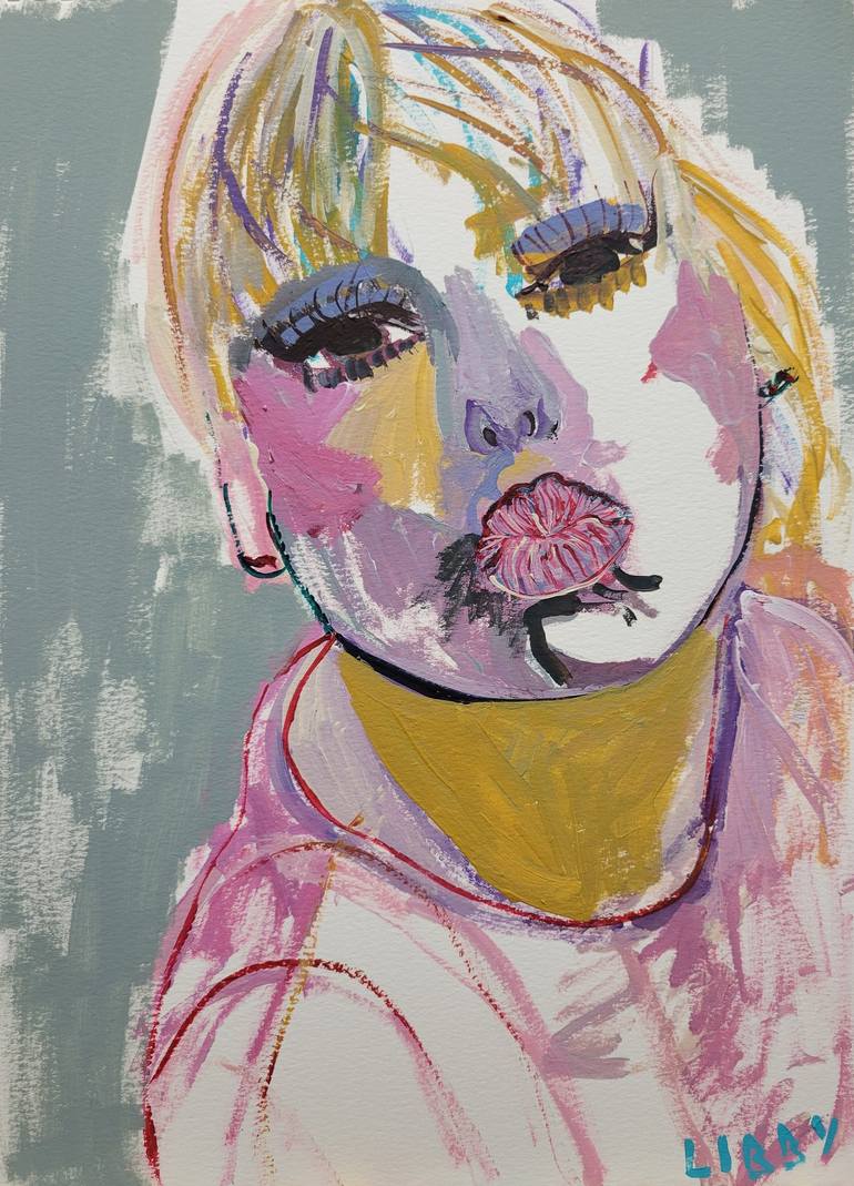Beso Painting by Lisa Libby | Saatchi Art