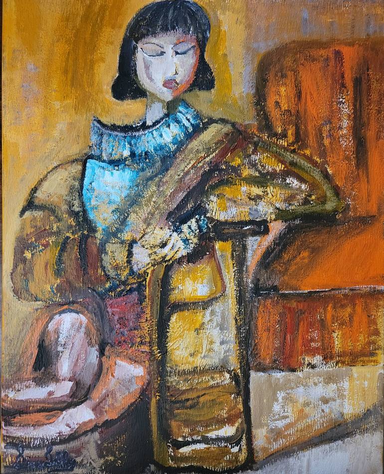 The Model Painting by Lisa Libby | Saatchi Art