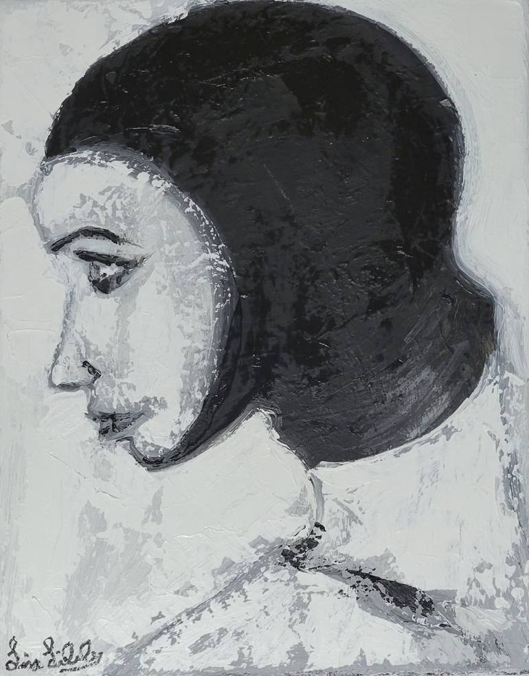 Overthinker Painting by Lisa Libby | Saatchi Art