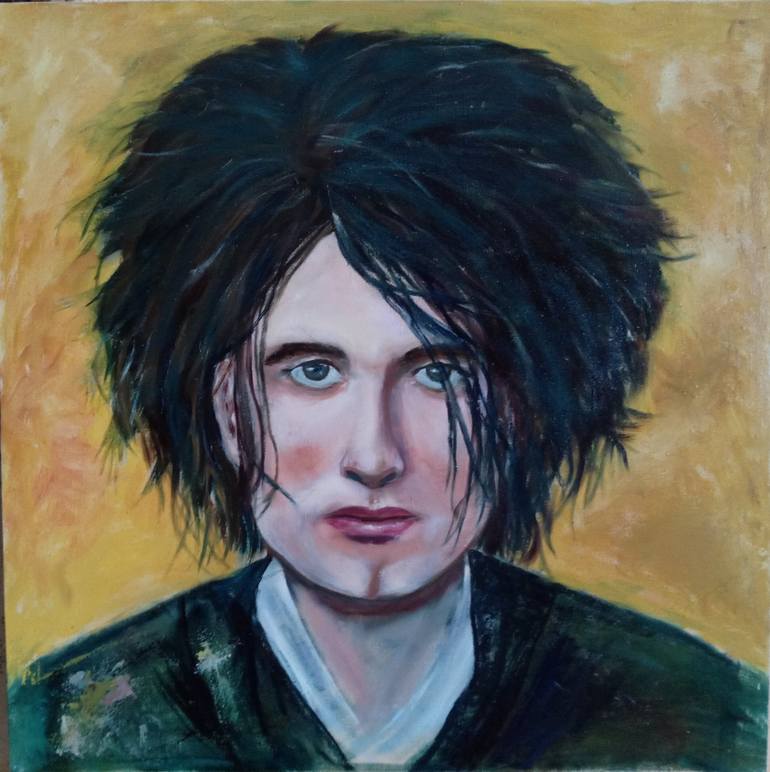 Portrait Robert Smith Painting by Marya Art | Saatchi Art