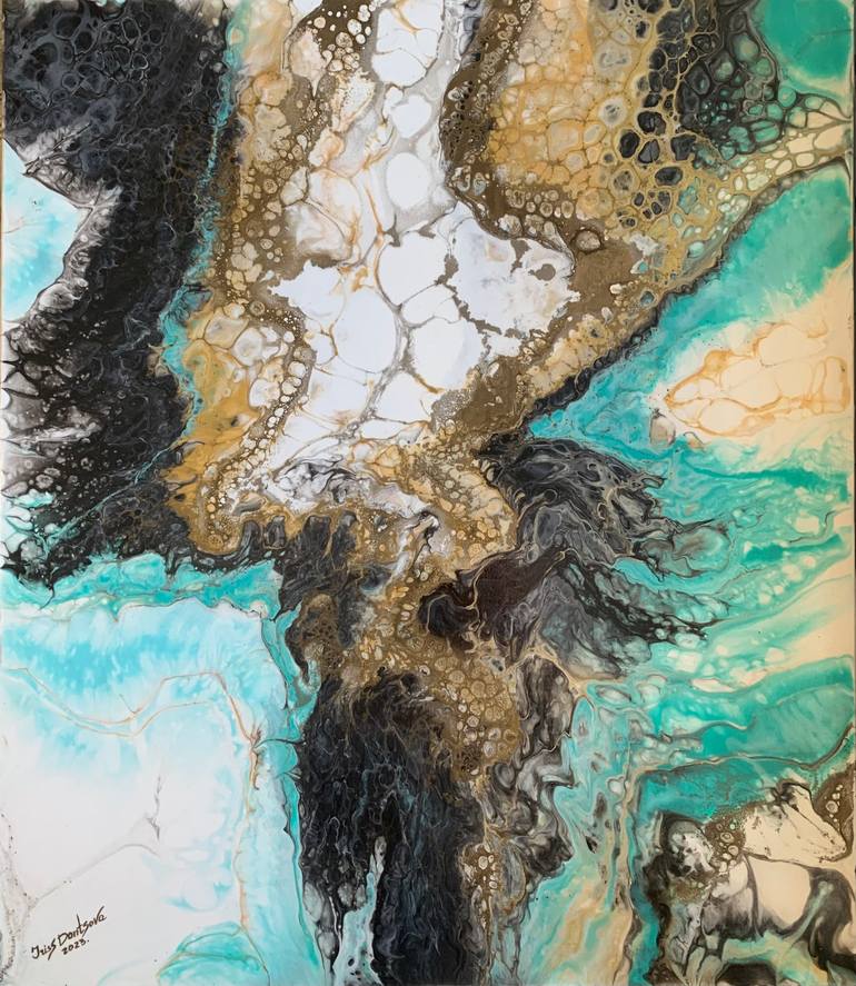 Golden Breeze Drawing by Iriss Dontsova | Saatchi Art